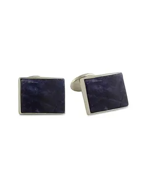 David Donahue Sodalite Sterling Cufflinks - Silver