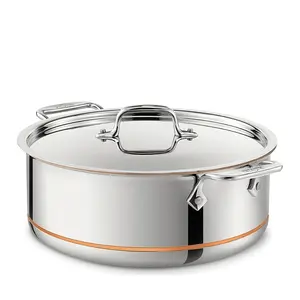 ALL-CLAD Copper Core 8-quart Covered Stock Pot - No Color