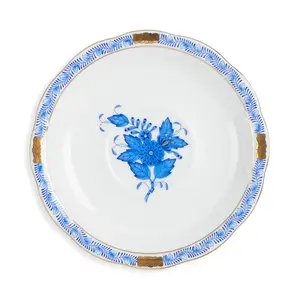 HEREND Chinese Bouquet Saucer - Blue