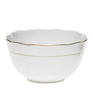 HEREND Golden Edge Round Bowl