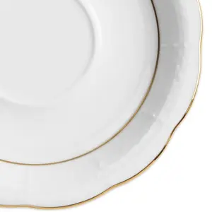 HEREND Golden Edge Tea Saucer