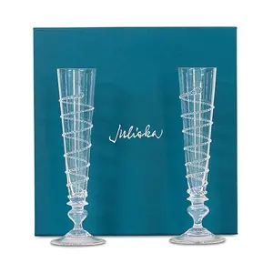 JULISKA Amalia Boxed Flutes, Set Of 2 - Clear
