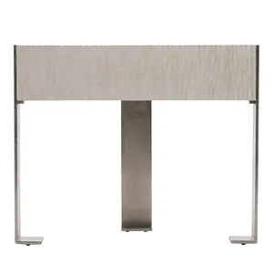 BERNHARDT Solaria Nightstand - White/silver