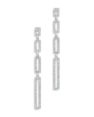 Bloomingdale'S Diamond Link Drop Earrings - White