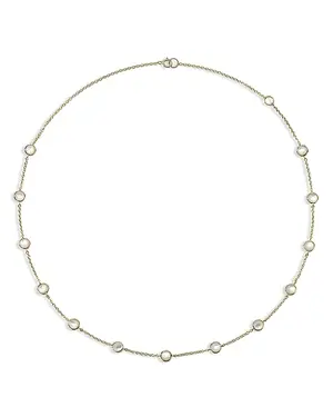 Ippolita 18k Yellow Gold Lollipop Mother Of Pearl Station Collar Necklace - White/gold