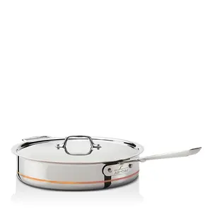 ALL-CLAD Copper Core 5-quart Copper Core Saute Pan With Lid - Silver