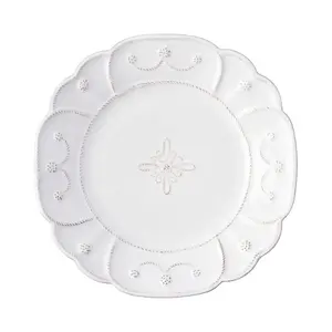 JULISKA Jardins Du Monde Whitewash Dessert/salad Plate - White