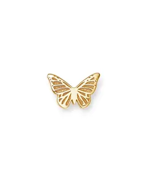 Zoe Chicco 14k Yellow Butterfly Stud Earring - Gold