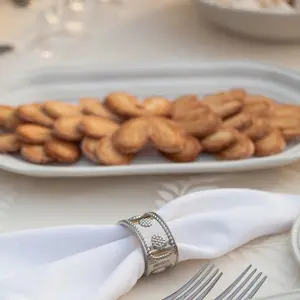 JULISKA Berry & Thread Napkin Ring - Silver