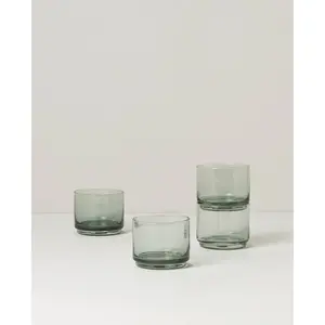 LENOX Tuscany Classics Stackables Short Glasses, Set Of 4 - Green