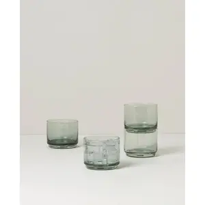LENOX Tuscany Classics Stackables Short Glasses, Set Of 4 - Green
