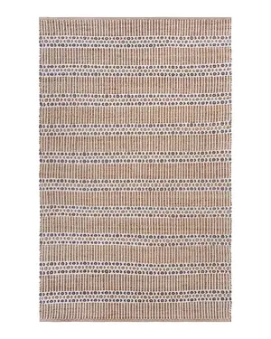 LR HOME Origin Delightfully Detailed Natural Area Rug, 60 X 93 - Ivory/gray
