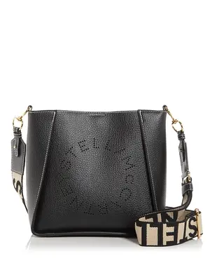 Stella McCartney Logo Crossbody Bag - Black