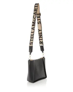 Stella McCartney Logo Crossbody Bag - Black