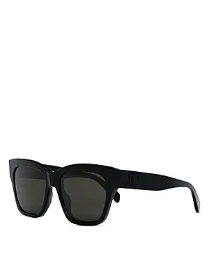 Celine Celine Triomphe Geometric Sunglasses Black/gray Solid
