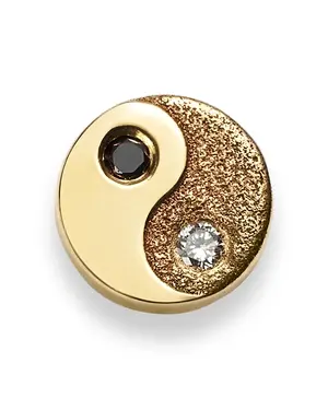 Zoe Chicco 14k Yellow Yin Yang Single Stud Earring - Gold