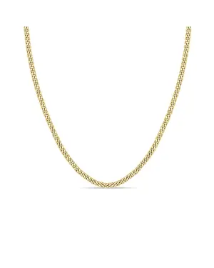 Zoe Chicco 14k Yellow Curb Link Chain Necklace - Gold