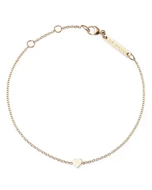 Zoe Chicco 14k Yellow Heart Bracelet - Gold