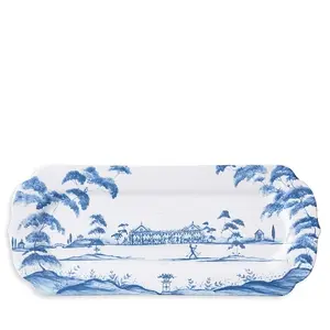 JULISKA Country Estate Hostess Tray Garden Party - Delft Blue