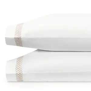 MATOUK Astor Braid Standard Pillowcase, Pair Dune