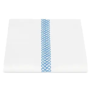 MATOUK Astor Braid Duvet Cover, Full/queen - Sky