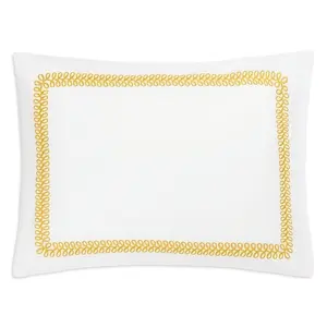 MATOUK Astor Braid Standard Sham Lemon