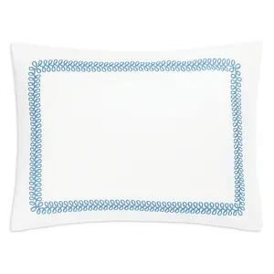 MATOUK Astor Braid King Sham - Sky