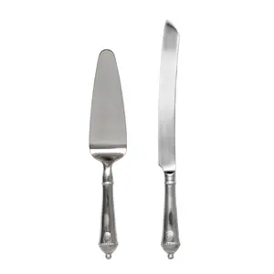 JULISKA Berry & Thread Bright Satin Cake Knife & Server Bright Satin