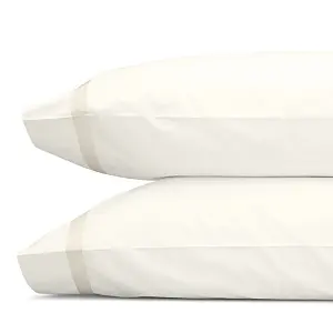 MATOUK Lowell Standard Pillowcase, Pair Ivory/ivory