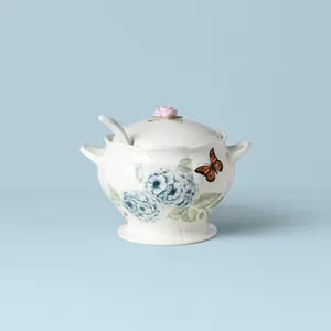 LENOX Butterfly Meadow 2 Piece Tureen & Ladle Set
