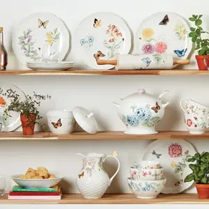 LENOX Butterfly Meadow 2 Piece Tureen & Ladle Set