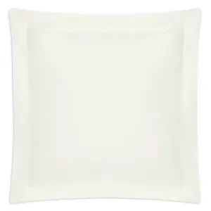 MATOUK Positano Hemstitch Wrinkle Free Euro Sham Ivory