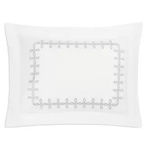 MATOUK Gordian Knot Percale Standard Sham - Silver