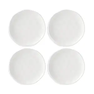 LENOX Bay Colors Accent Plates, Set Of 4 - White