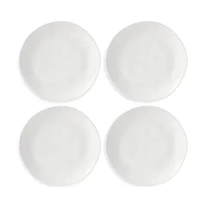 LENOX Bay Colors Dinner Plates, Set Of 4 - White