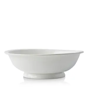 JULISKA Puro Footed Fruit Bowl - Whitewash