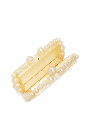 Cult Gaia Eos Clutch - Ivory