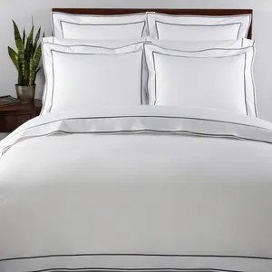MATOUK Ansonia Percale King Sham - Navy