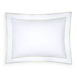 MATOUK Ansonia Percale Standard Sham Leaf