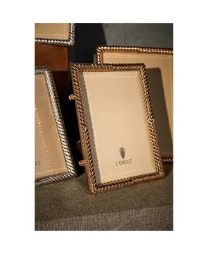 L'Objet Deco Twist Frame, 5 X 7 - Gold