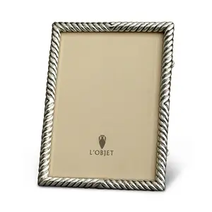 L'Objet Deco Twist Frame, 5 X 7 - Platinum
