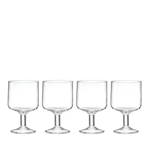 LENOX Tuscany Classics Stackable Stem Wine Glasses, Set Of 4 - Clear