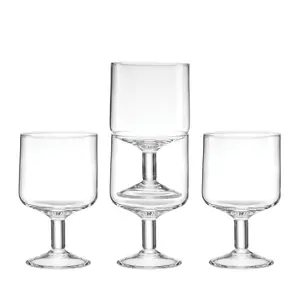 LENOX Tuscany Classics Stackable Stem Wine Glasses, Set Of 4