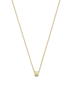 Zoe Chicco 14k Yellow Ladybug Pendant Necklace - Gold