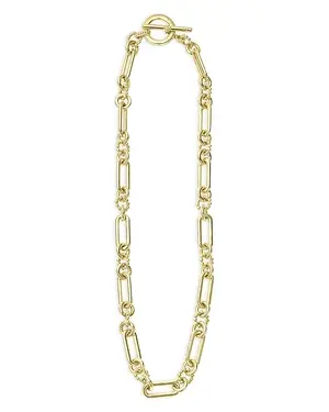 Lagos 18k Yellow Caviar Toggle Chain Necklace - Gold