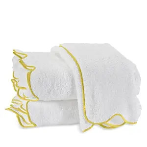 MATOUK Cairo Scallop Bath Towel Lemon