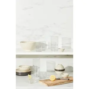 LENOX Tuscany Classics Stackables Short Glasses, Set Of 6 - Clear