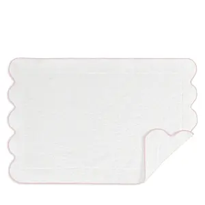 MATOUK Cairo Scallop Tub Mat - Pink