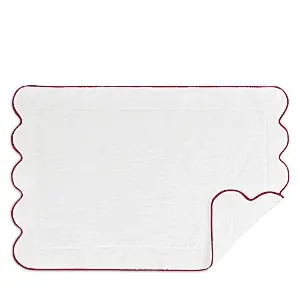 MATOUK Cairo Scallop Tub Mat Rally Red