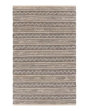 LR HOME Spectre Blaire Area Rug, 7'9 X 9'9 - Black